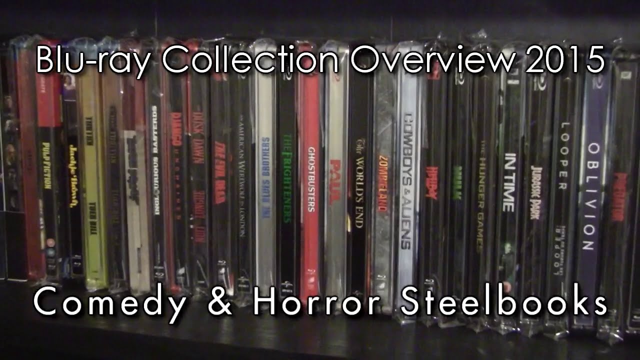 Blu-ray Collection Overview 2015 | Comedy & Horror Steelbooks - YouTube