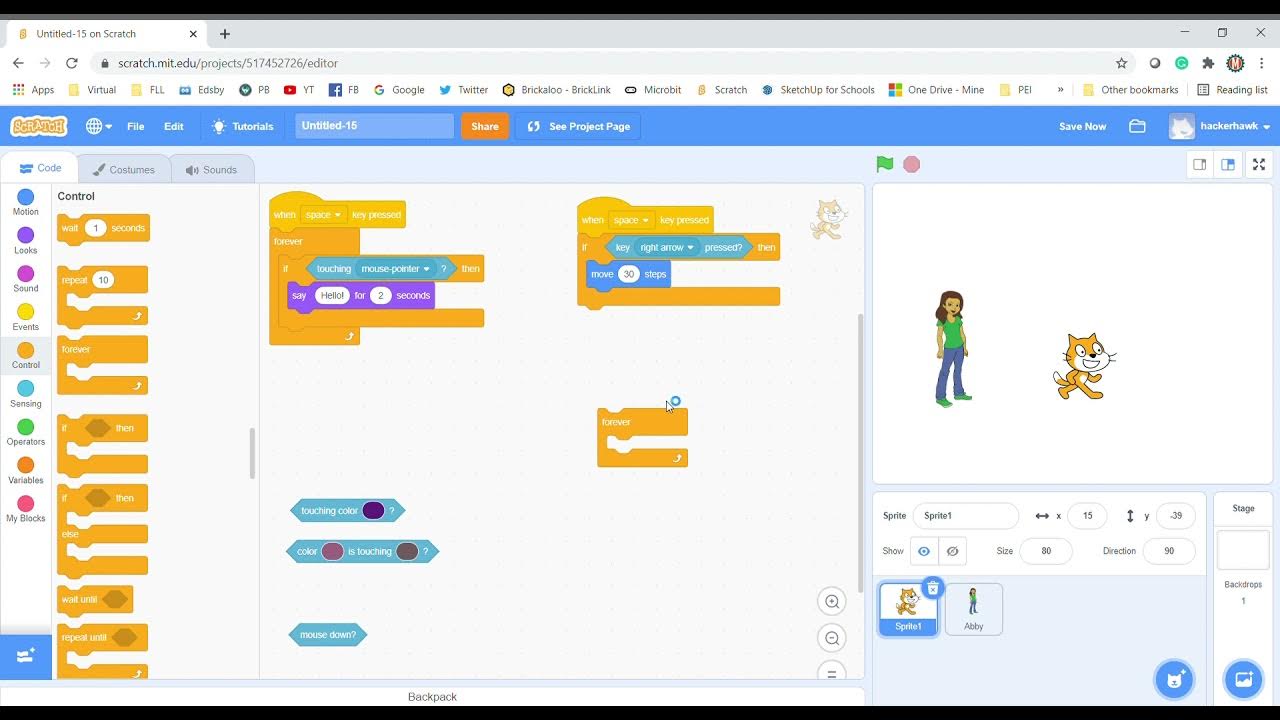 Using the If Then Block in Scratch - YouTube