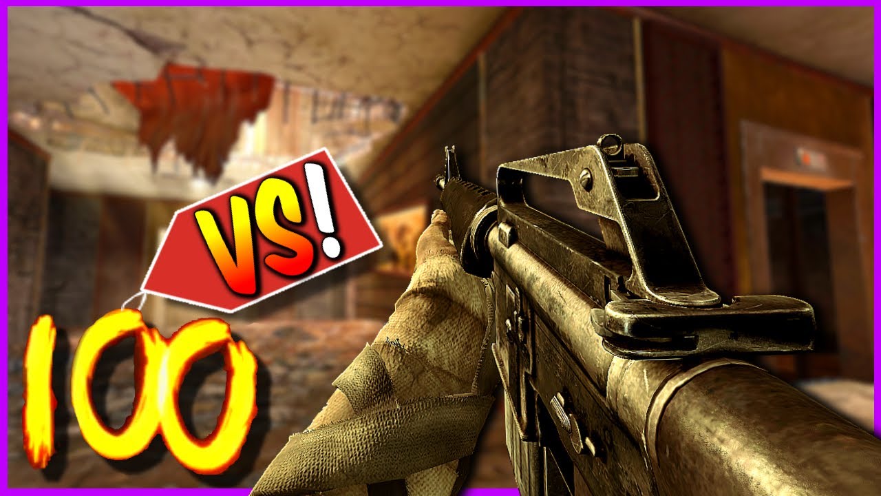 M16 vs ROUND 100 ZOMBIES! - YouTube