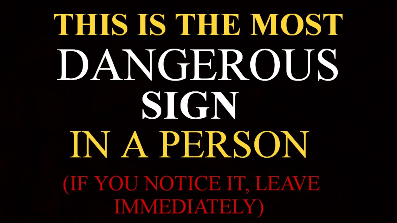 The Most Dangerous Sign In A Person According To..| Psychology Quotes ...