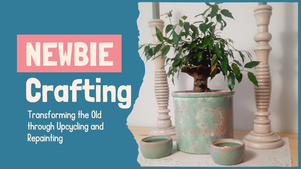 Transforming the Old through Upcycling and Repainting - DIY - YouTube