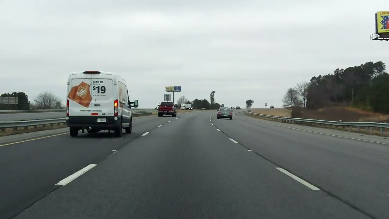 Interstate 75 - Georgia (Exits 293 to 306) northbound - YouTube