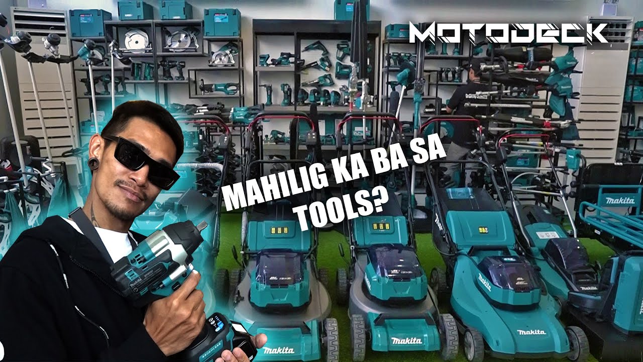Tools ng Motodeck 1G| Makita Showroom Cebu - YouTube