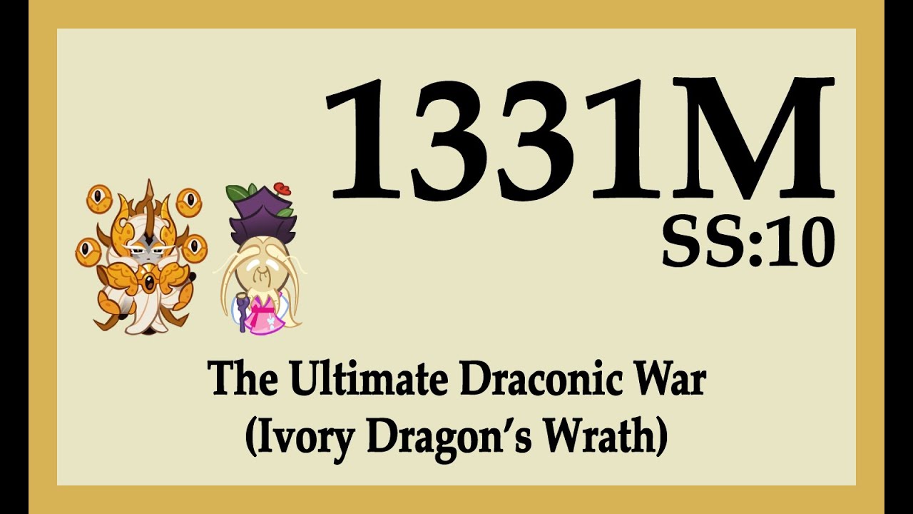 CROB The Ultimate Draconic War (Ivory Dragon’s Wrath) 1331M | Jinx ...