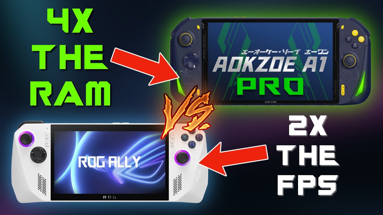 ROG Ally vs AOKZOE A1 Pro | Real Competition? - YouTube