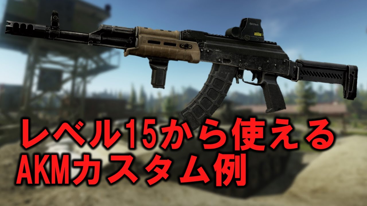 【EFT】レベル15から使えるAKMカスタム例(V0.13対応版) - YouTube