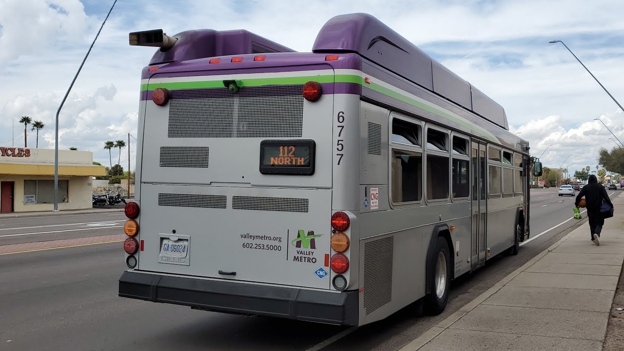 (RIDE-ON) Valley Metro - 2016 Gillig LF-40 (CNG) 6757 (A/C OFF!) - YouTube