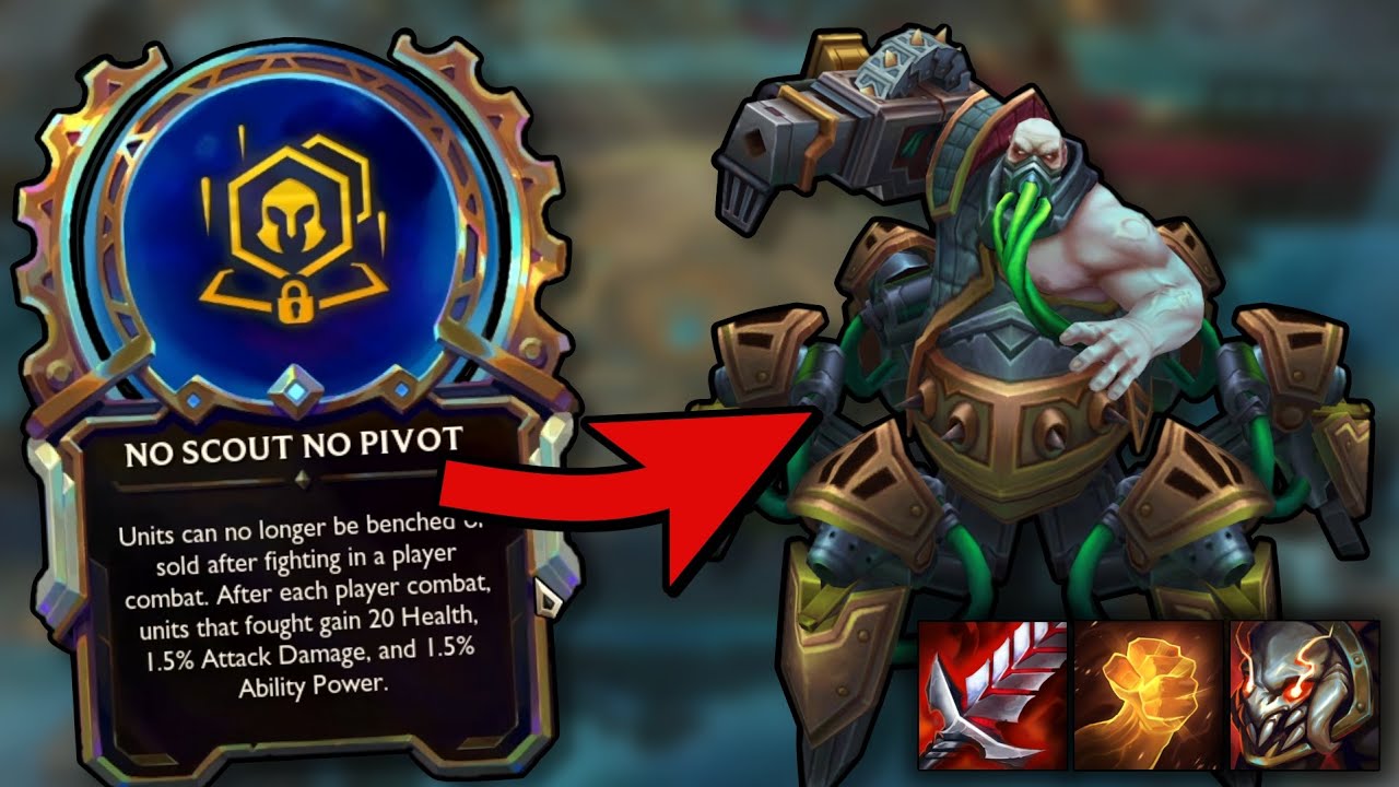 I Tried NEW "NO SCOUT NO PIVOT" Augment | TFT Set 13 Into the Arcane ...