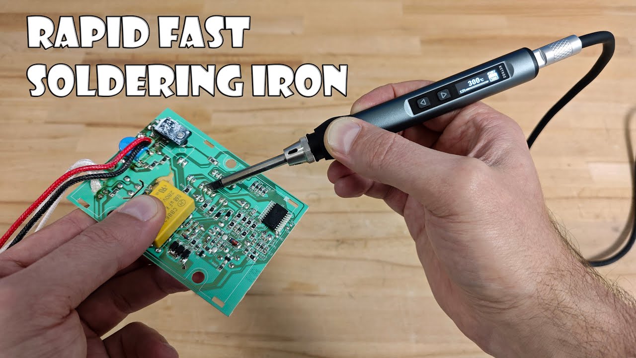 Rapid Fast Soldering Iron - Kaiweets KETSO2 - YouTube