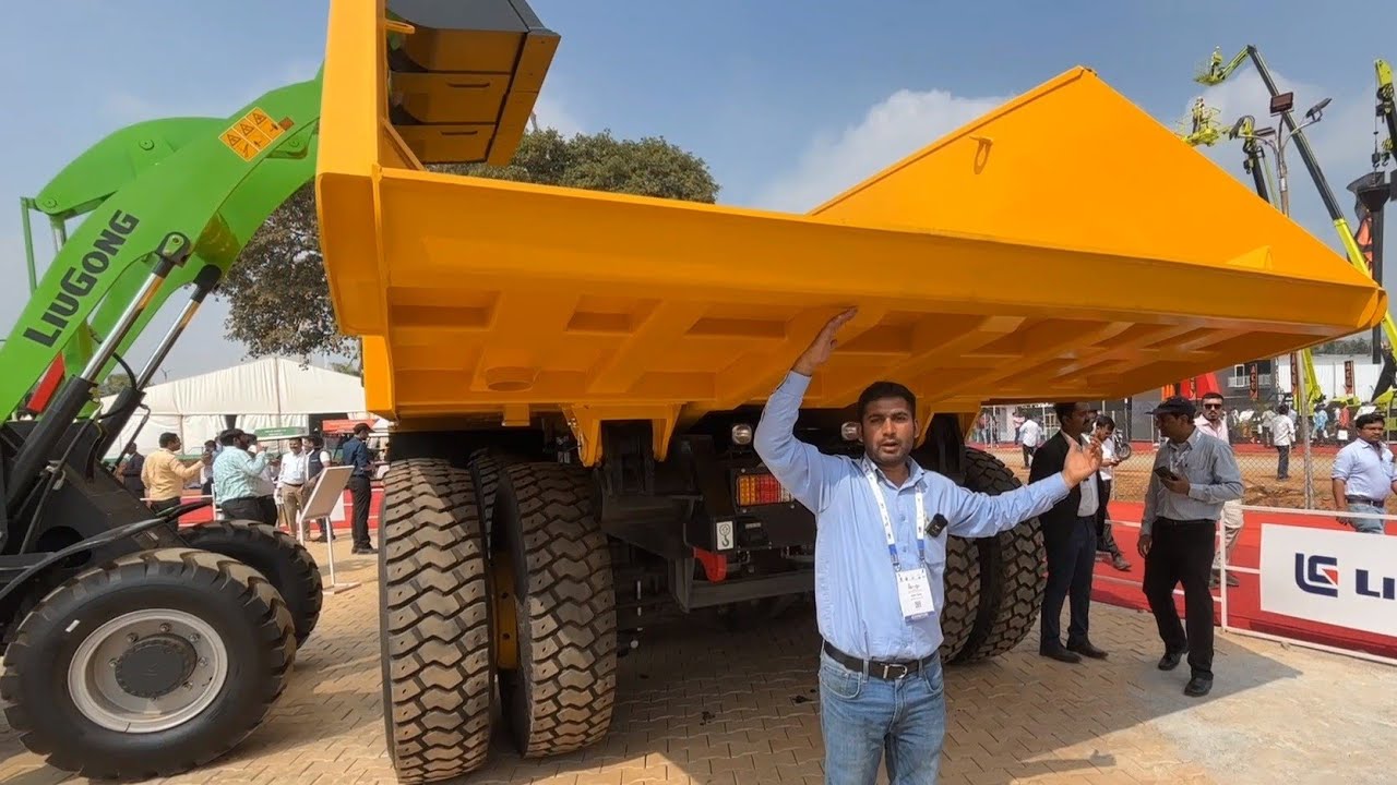 सवा 2 करोड का ट्रक 💥 LiuGong DW105A Wide Body Truck | Detailed Review # ...