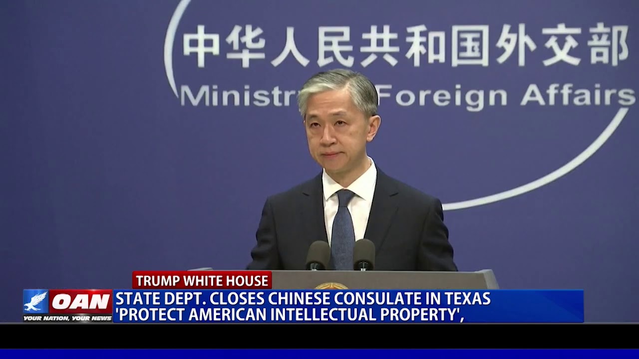 State Dept. closes Chinese consulate in Texas - YouTube