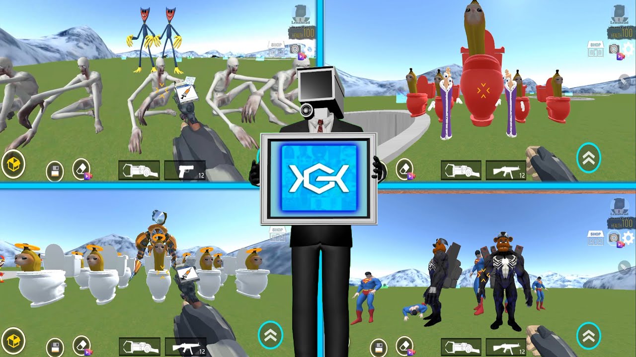 POPPY PLAYTIME NEXTBOT TITAN DRILLMAN AND HOLY TOILETS CHALLENGE HUGGY WUGGY AND SCP MAN - YouTube