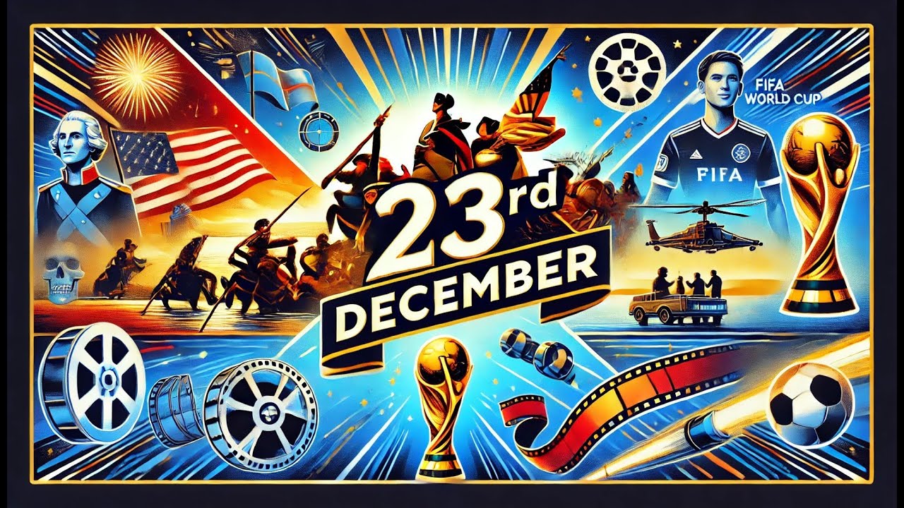 December 23rd: Iconic Moments in History, Sports, and Entertainment ...
