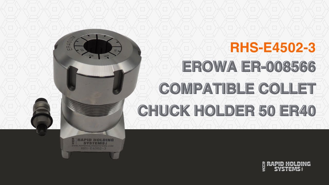 RHS-E4502-3| EROWA ER-008566 Compatible Collet Chuck Holder 50 ER40 ...
