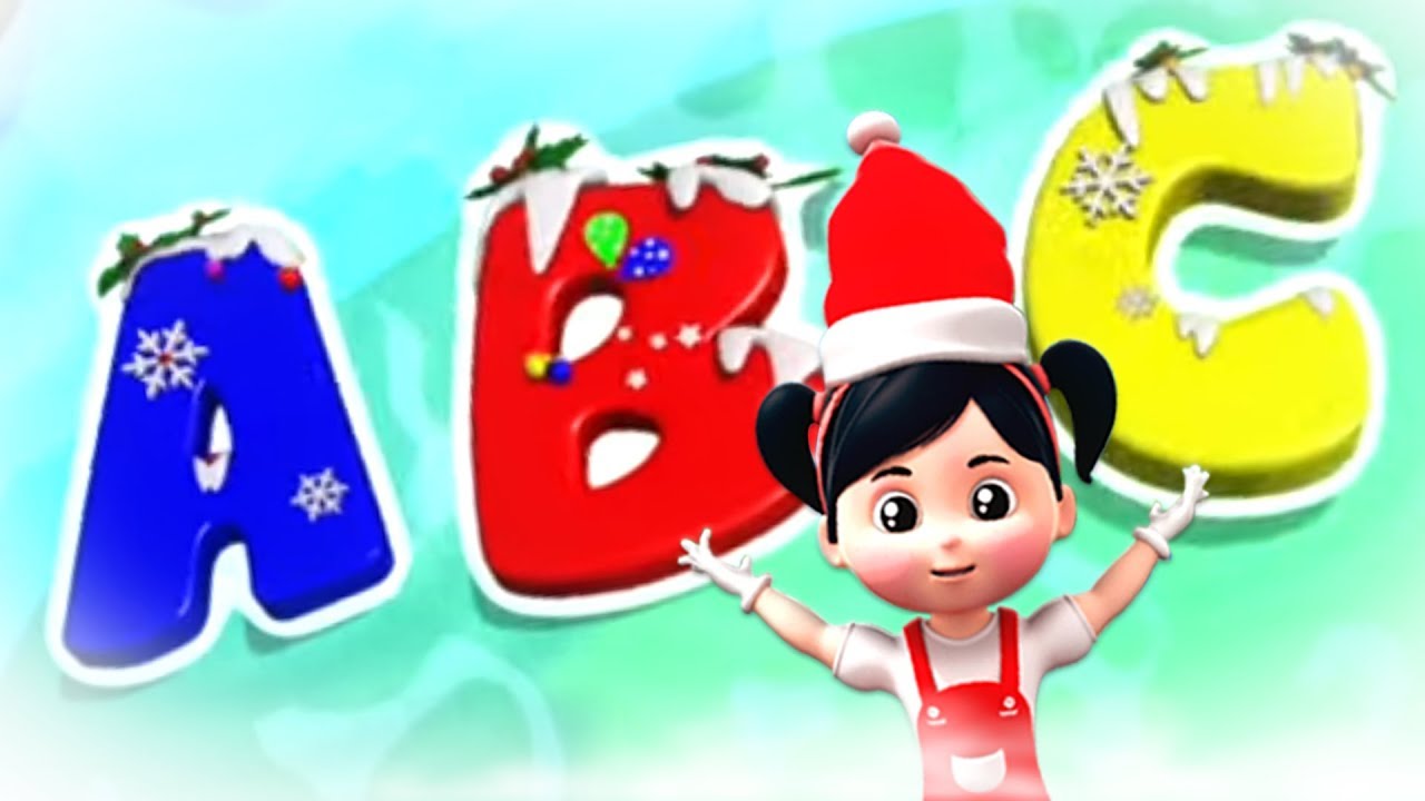 ABC Christmas Song | Learn A To Z | X'mas Song for Children nursery ...