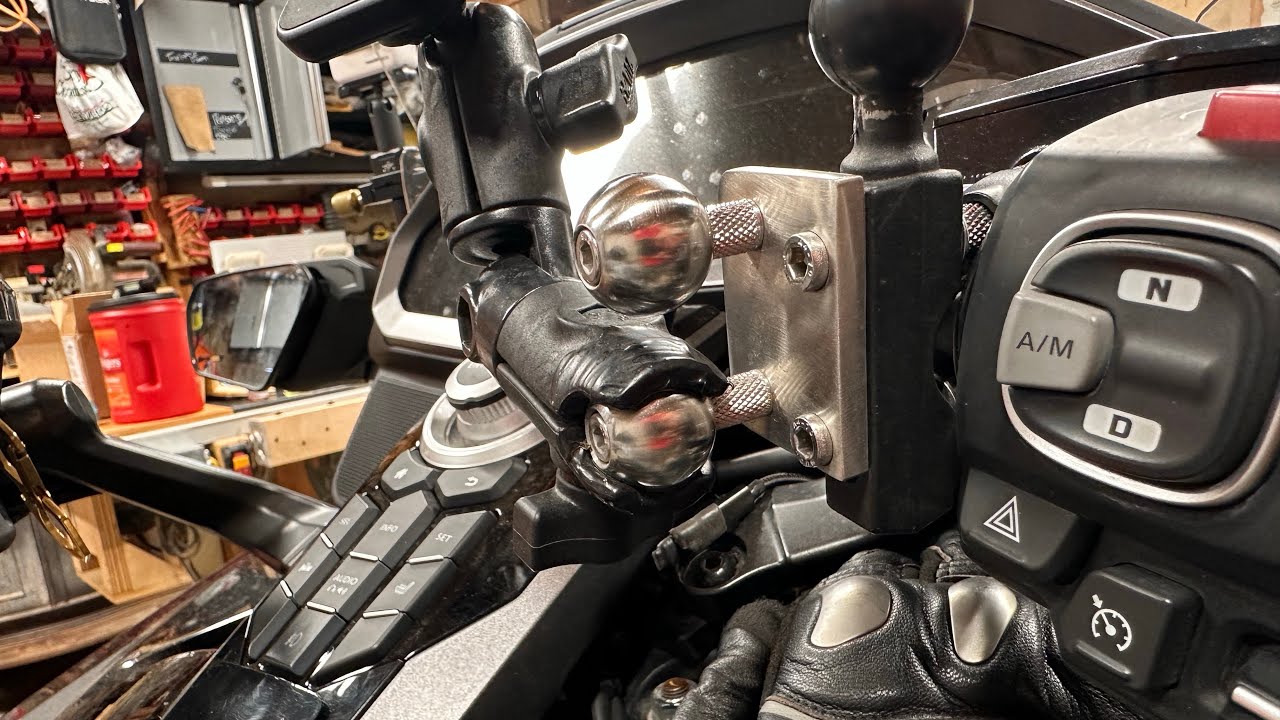 MY HOMEMADE RAM MOUNT - YouTube