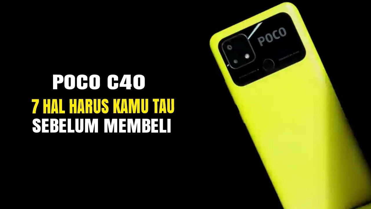 Kelebihan Dan Kekurangan Poco C40, Gunakan Chipset Terbaru - YouTube