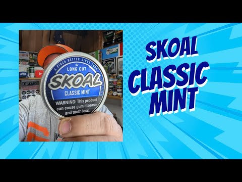 Skoal Classic Mint Long Cut Moist Snuff Review Dip Review 
