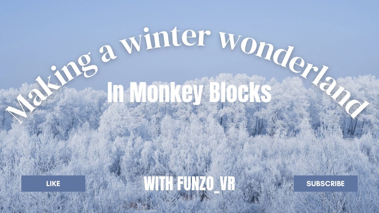 Building a winter wonderland map! - YouTube