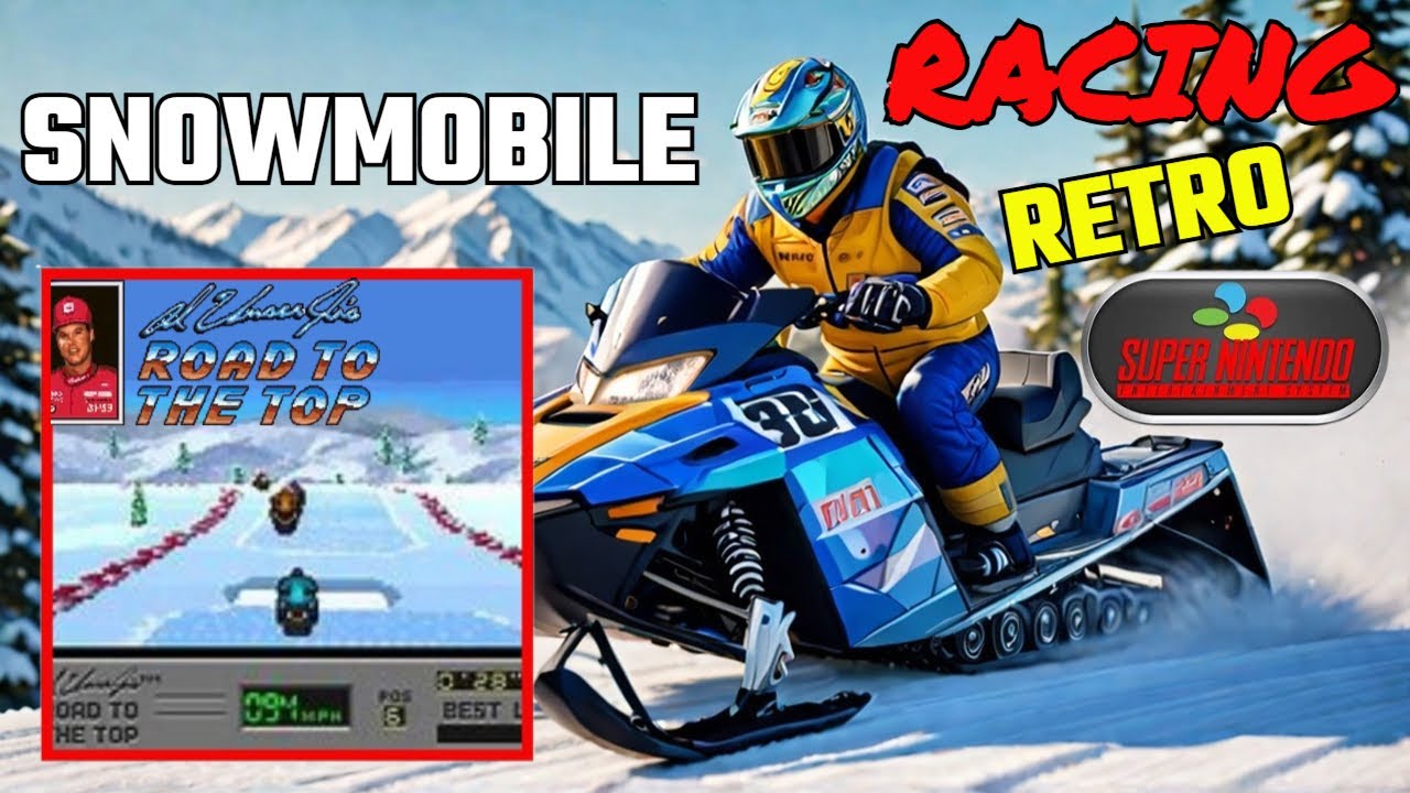 Snowmobile Madness: Al Unser Jr.'s Retro Racing on SNES - YouTube