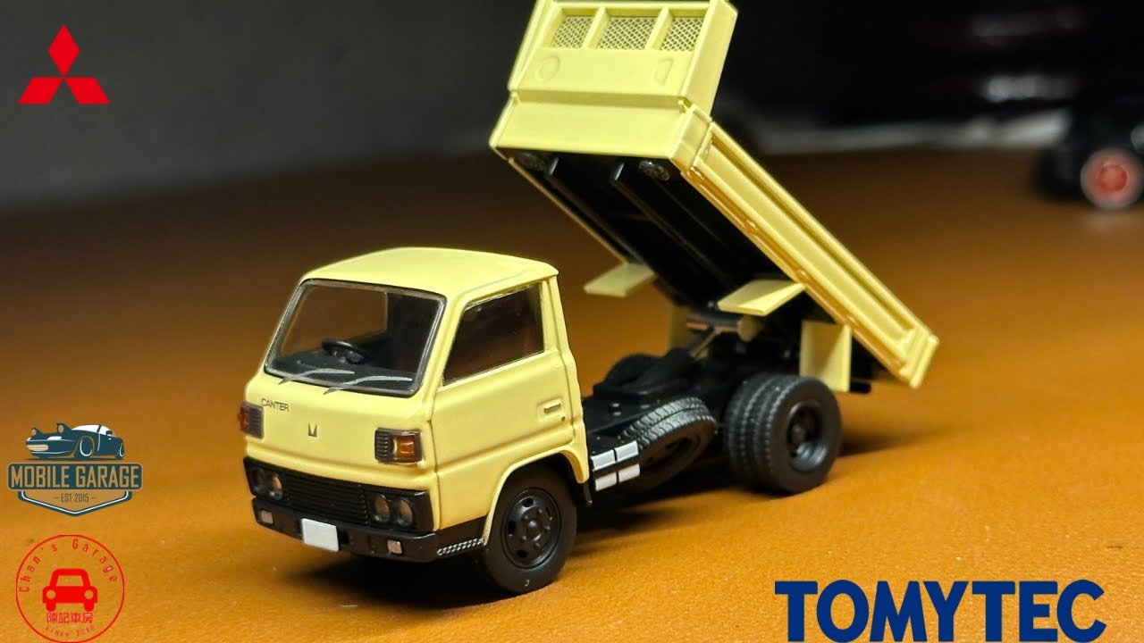 1/64 TOMYTEC TLVN LV-N Times of Japanese Car Era No.19 Mitsubishi Fuso Canter Dump Truck Spec ...
