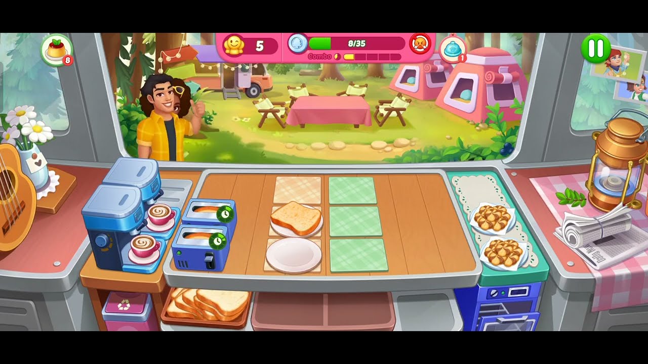 NEW RESTAURANT CRAZY COOKING DINER MASTERING THE KITCHEN - GAMEPLAY ...