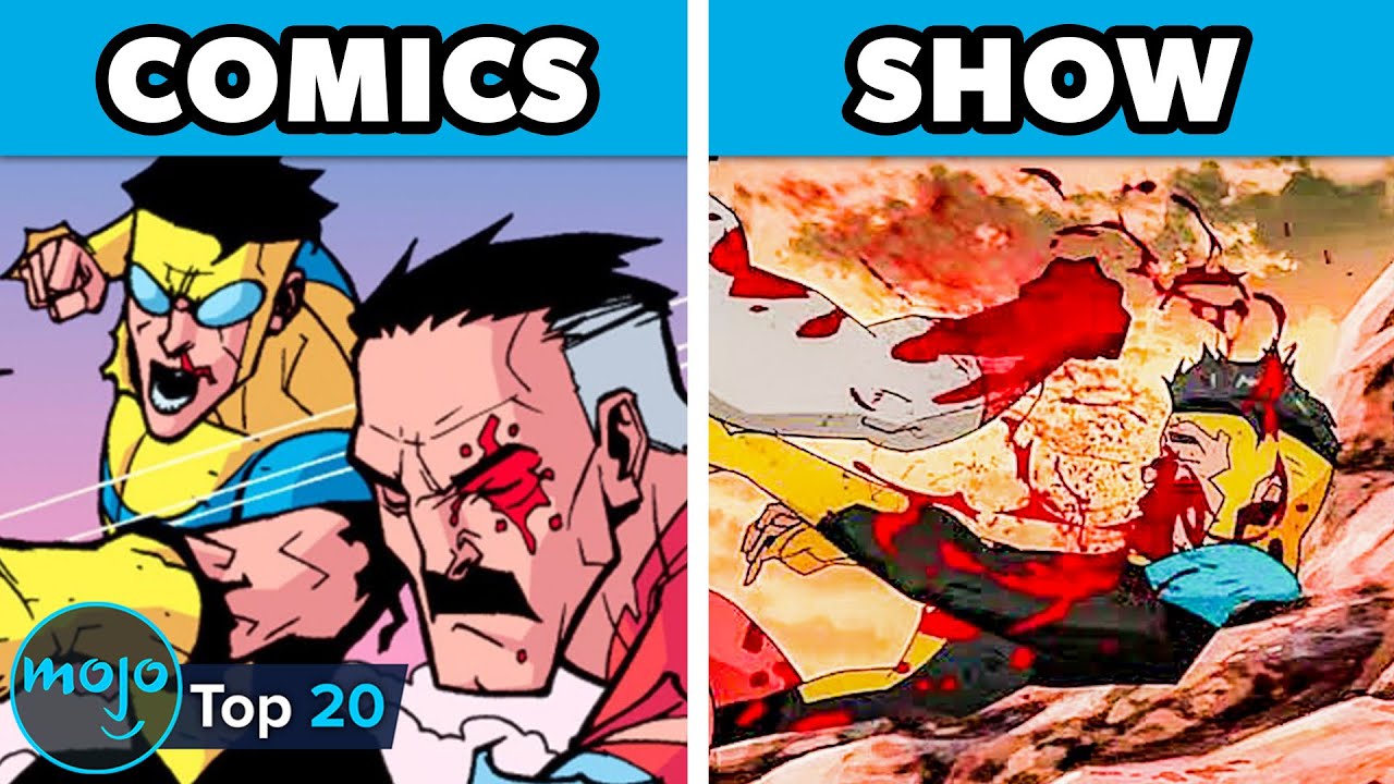 Top 20 Differences Between the Invincible Comic and TV Show - YouTube