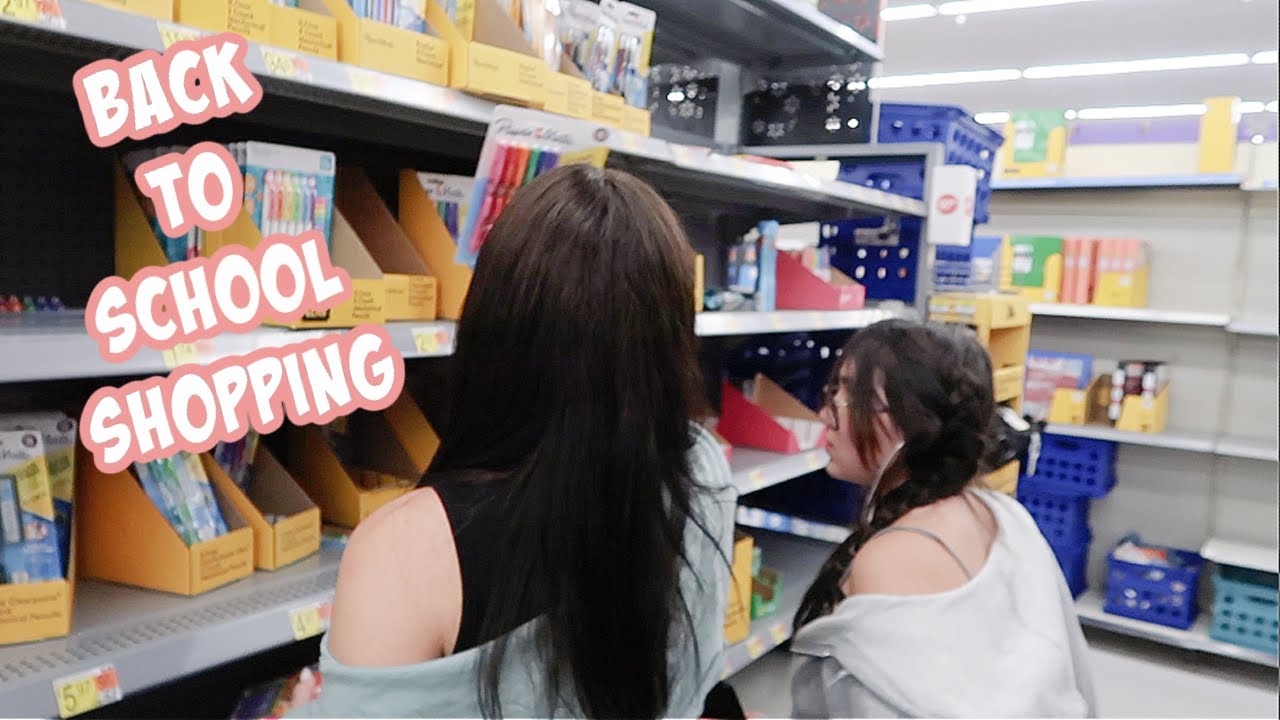 HUGE Back to School Supplies Shopping Spree for FOUR Kids - YouTube