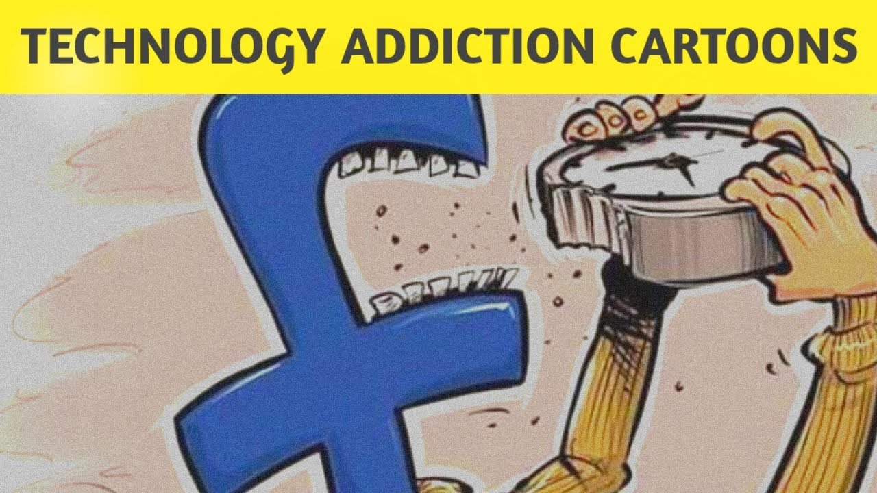Top 50 Clever Technology Addiction Cartoons | one picture million words ...