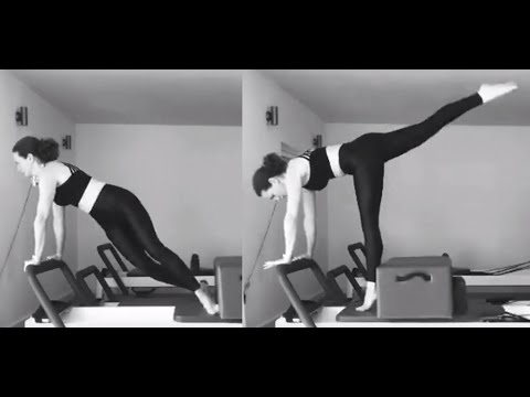 Your Favourite Home Pilates in Black Spandex Leggings