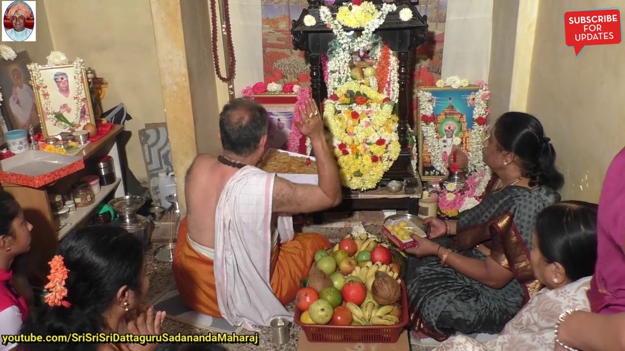 Deepavali Pooja | Arathi ||Dattaguru Sadananda Maharaj || Amavasya Day ...