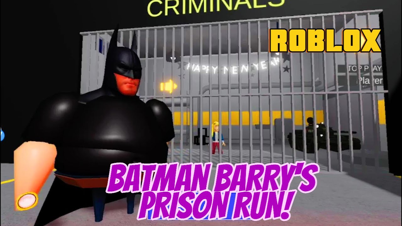 BATMAN BARRY'S PRISON RUN! 😱 Roblox - YouTube