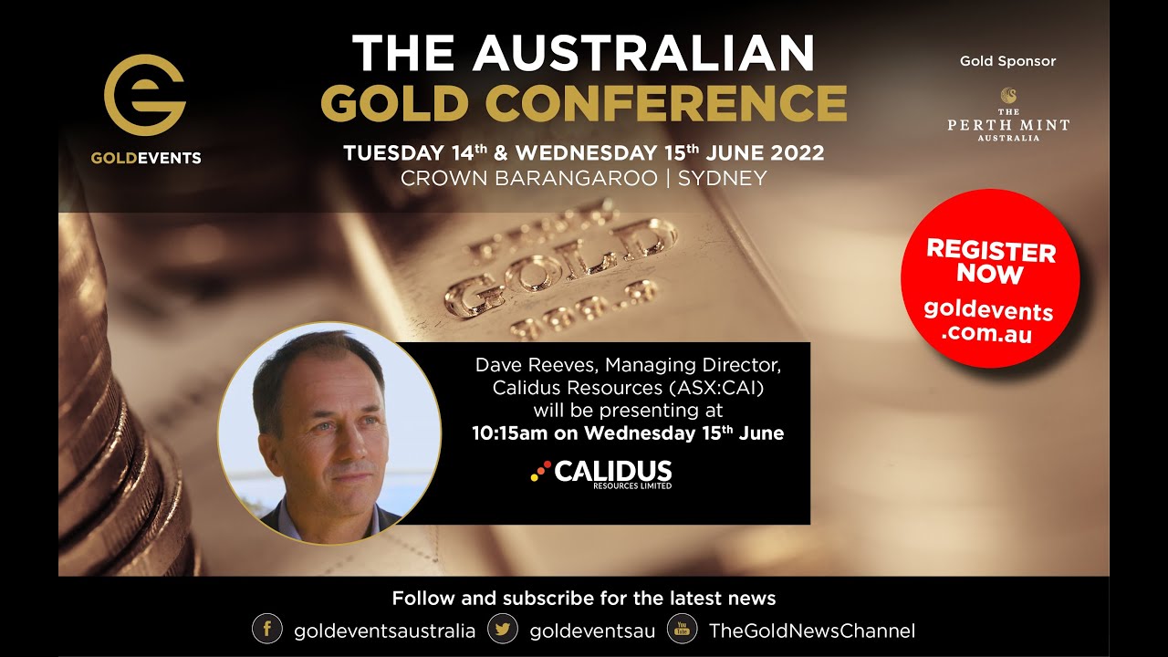Dave Reeves, Managing Director, Calidus Resources (ASX:CAI) Australia's ...