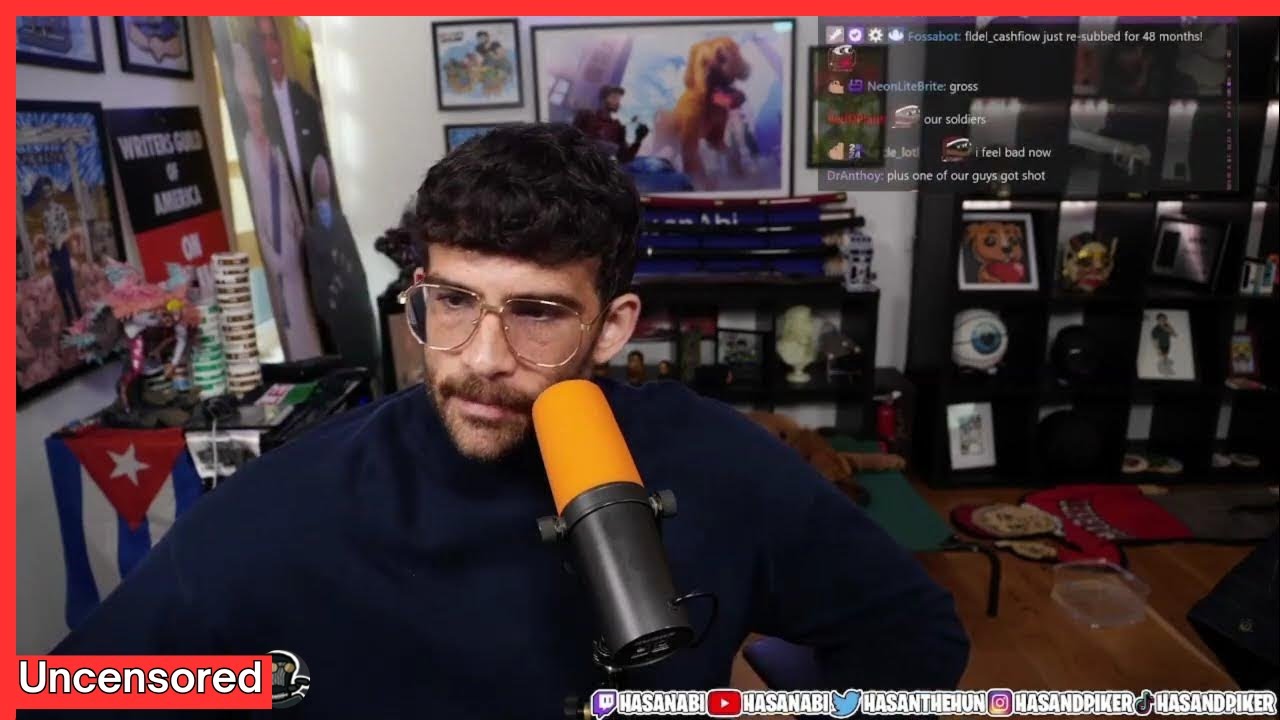 American Gun Culture, School Shooting Coverage and More | Hasanabi ...