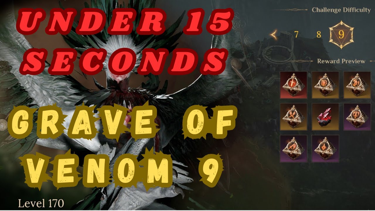 🤢Grave of Venom 9 - Under 15 seconds - Dragonheir: Silent Gods - YouTube