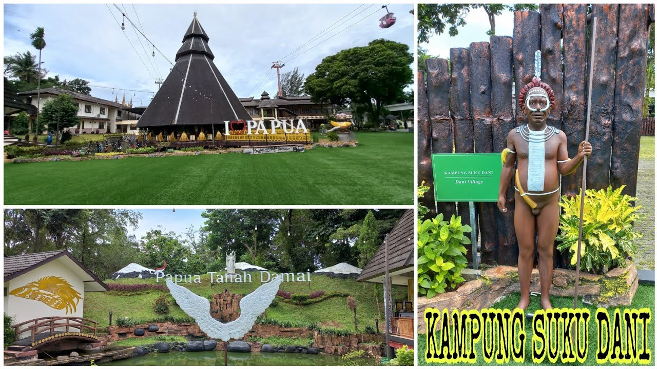 ANJUNGAN PAPUA TAMAN MINI INDONESIA INDAH | ANJUNGAN FAVORIT PENGUNJUN ...