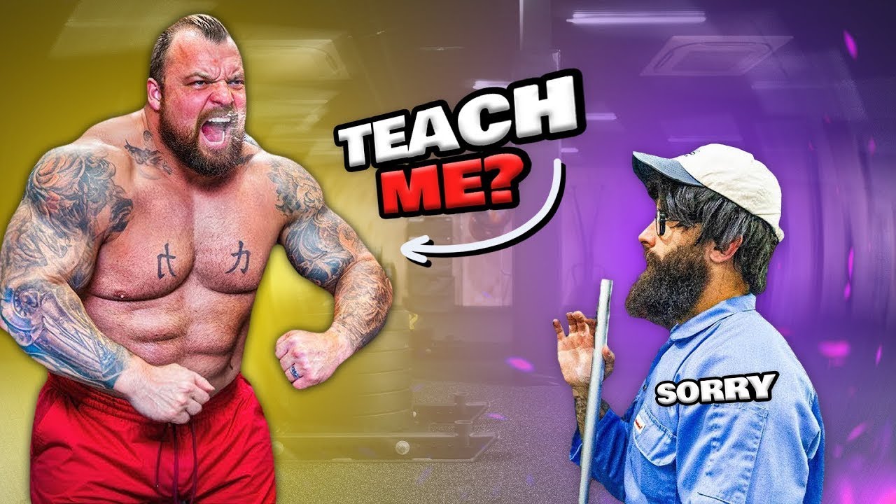 CLEANER VS BODYBUILDER 💪🔥 | Anatoly 32kg Mop PRANK - YouTube