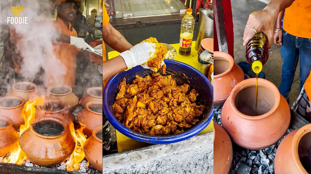 Bihar Famous Fire Tadka Champaran Handi Mutton Making In Noida Rs.380 ...