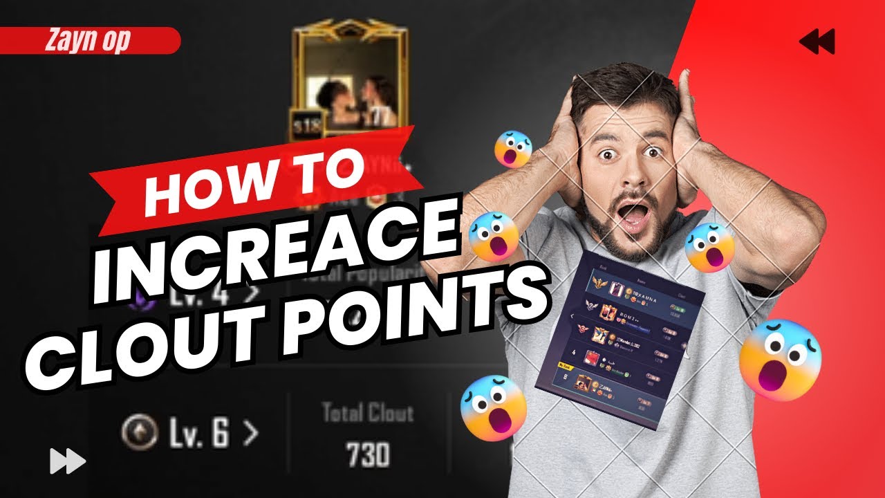 How to get clout points | what is clout in pubg ? 🤷 - YouTube