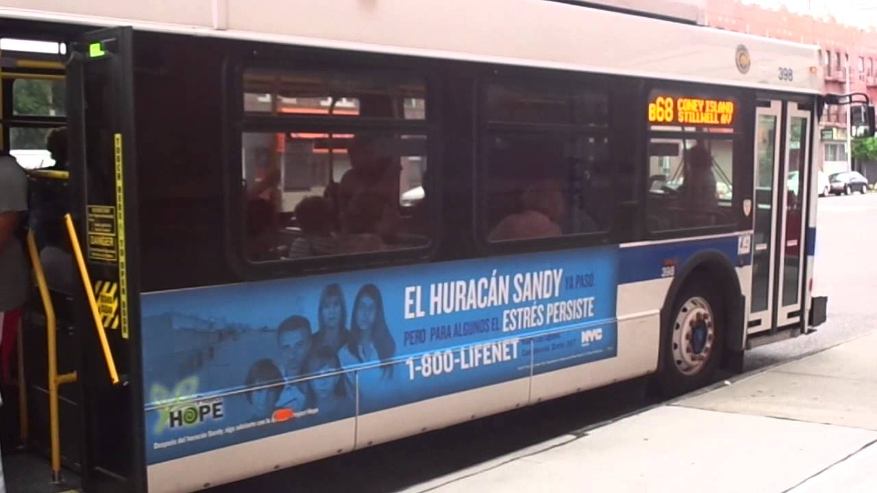 MTA NYCT B68 City Bus - July 11, 2013 - YouTube