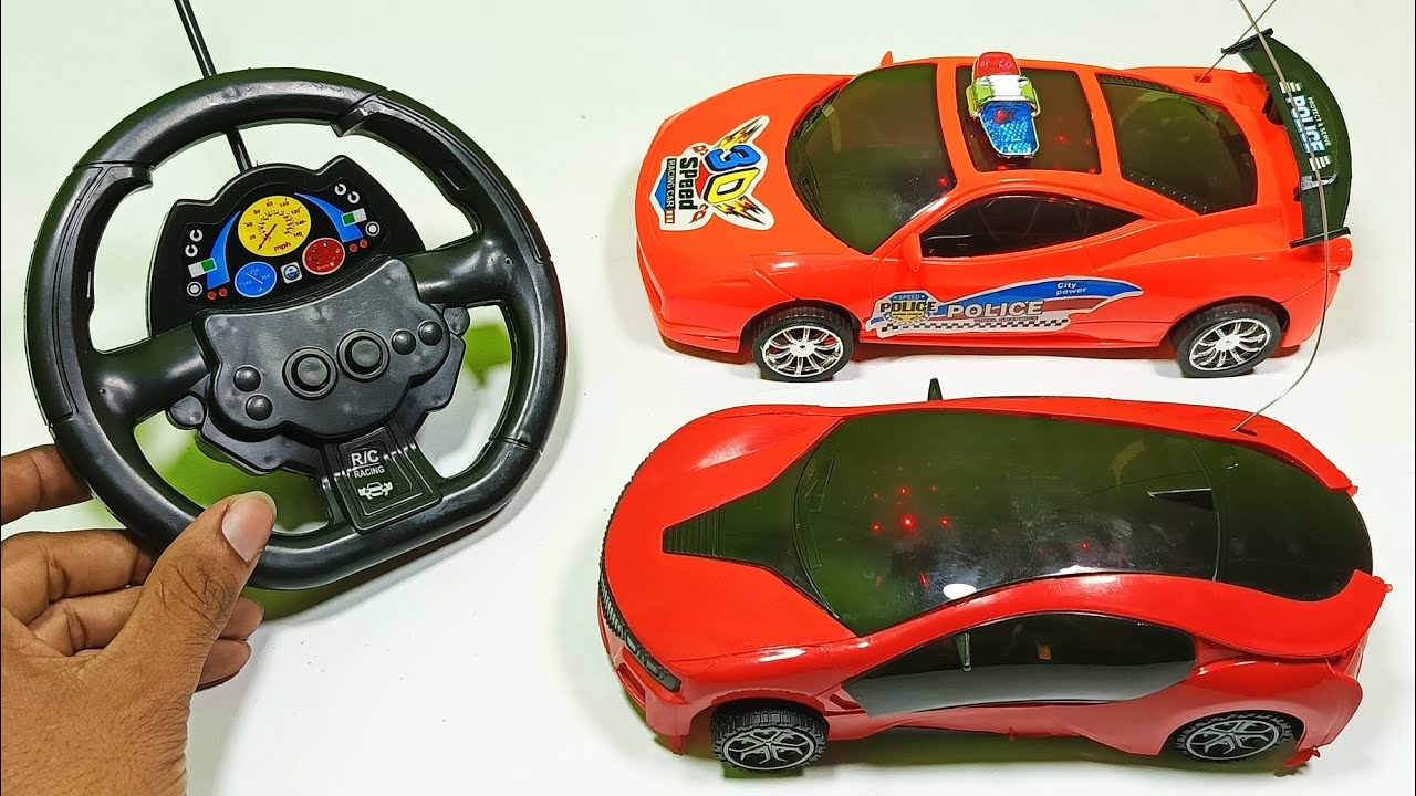 Rc Fast Modern Car Unboxing & Rc 3D Lighting Police Car Unboxing and ...