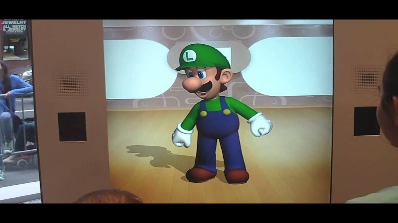 Talking Luigi at Nintendo World 1/3 - YouTube