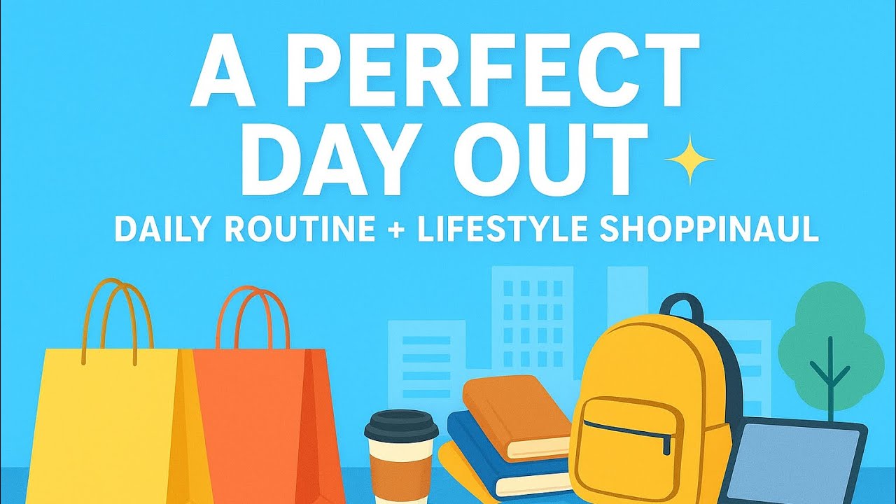 A Perfect Day Out | Daily Routine + Lifestyle Shopping Haul 💫 - YouTube