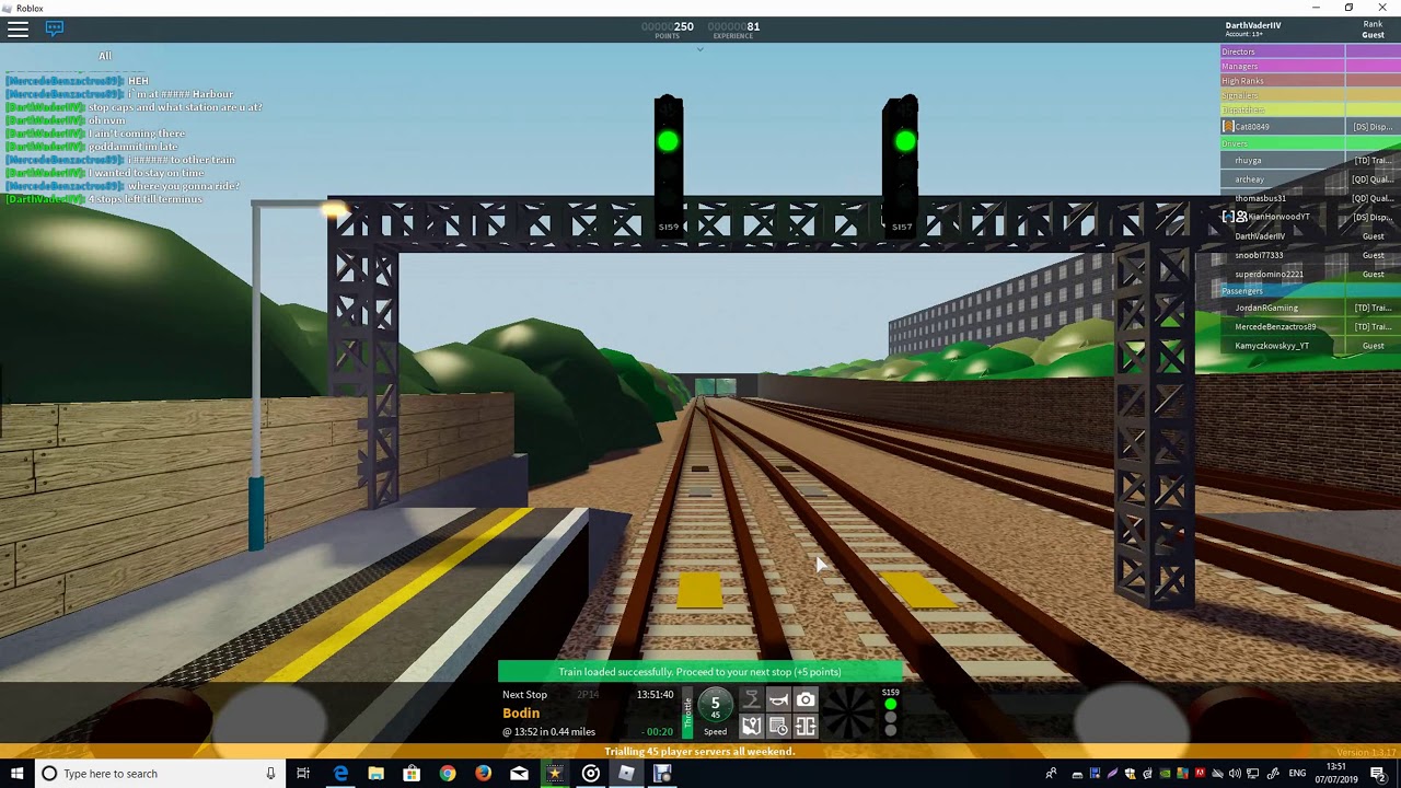 SCR Class 707 Stepford Central - Port Benton Timelapse - YouTube