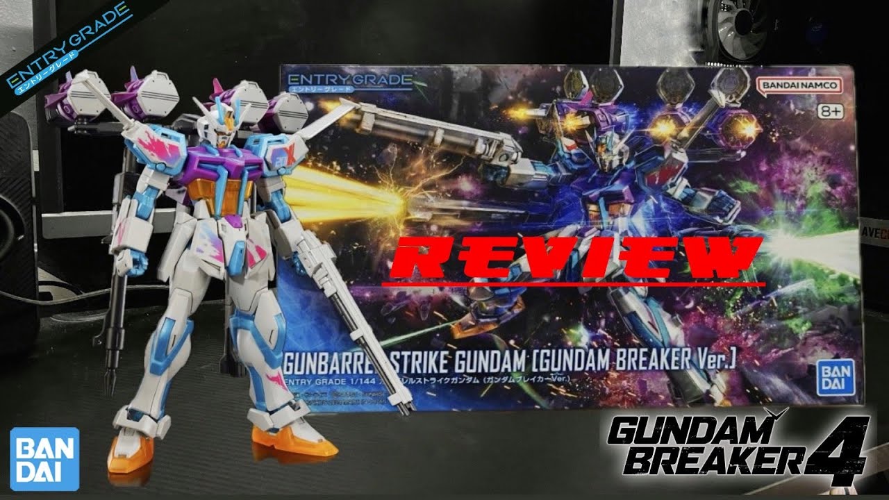 [Review] รีวิวประกอบEG Gunbarrel Strike Gundam จากเกม Gundam Breaker 4 ...
