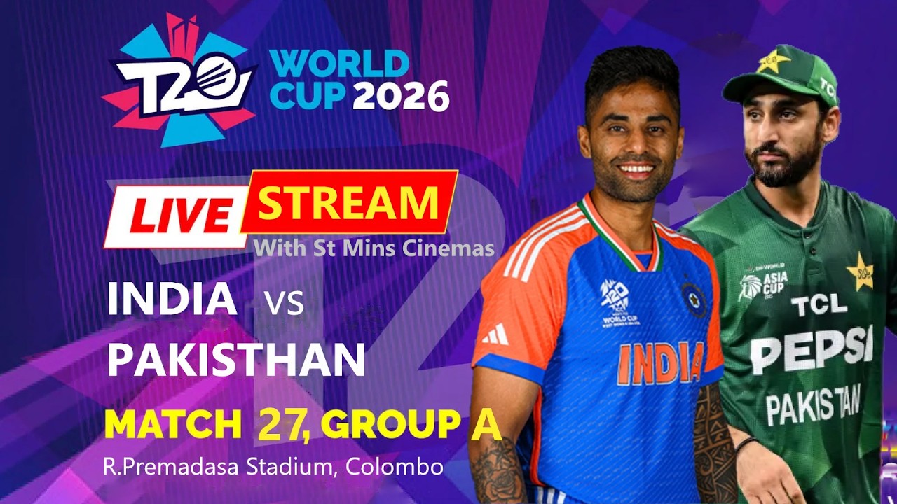 🔴Live Stream | India vs Pakistan | ICC Men's T20 World Cup 2026 | With ...
