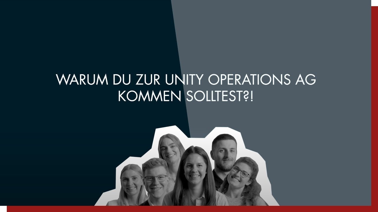 Karriere @UNITY Operations – werde Teil unseres Teams! - YouTube