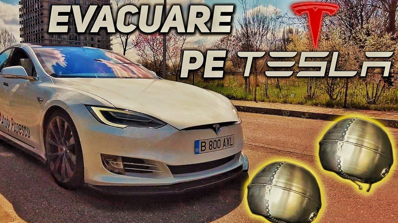 Prima TESLA cu EVACUARE - YouTube
