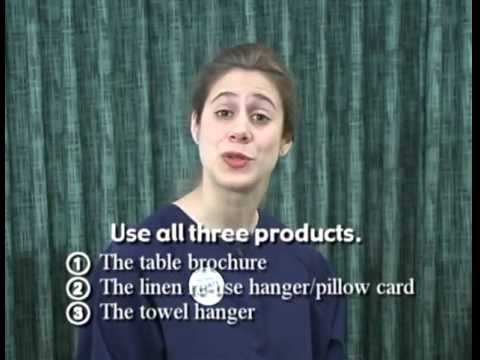 Using the Project Planet Linen Reuse System - YouTube