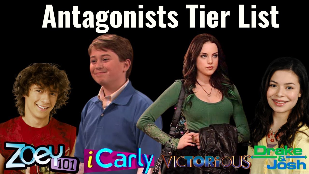 "Bad Guys" of iCarly | Victorious | Zoey 101 | Drake and Josh Tier List ...